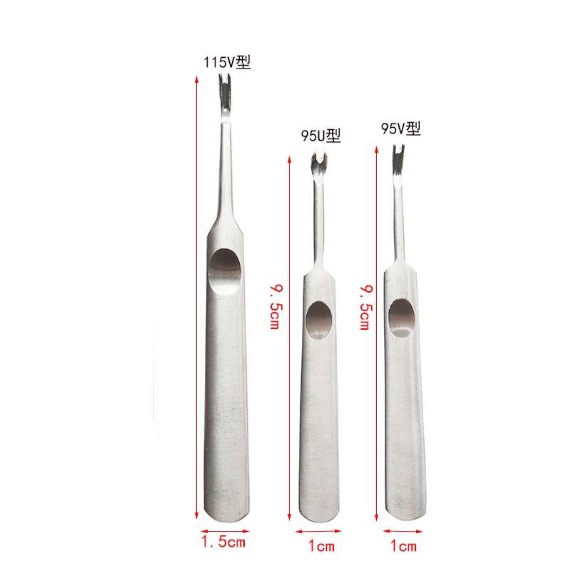 3pcs/set Edge Trimmer Slotting Tool U+V-shaped Sewing Slot DIY Process ...