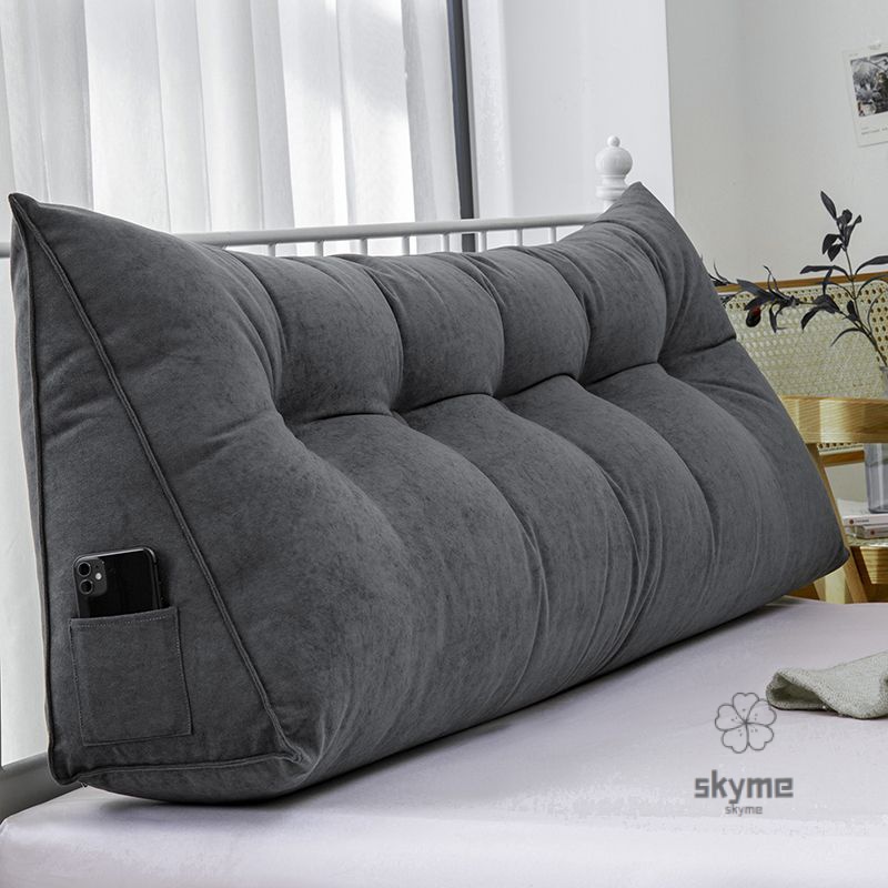 Triangle bedside cushion waist protection backrest internet popular ...