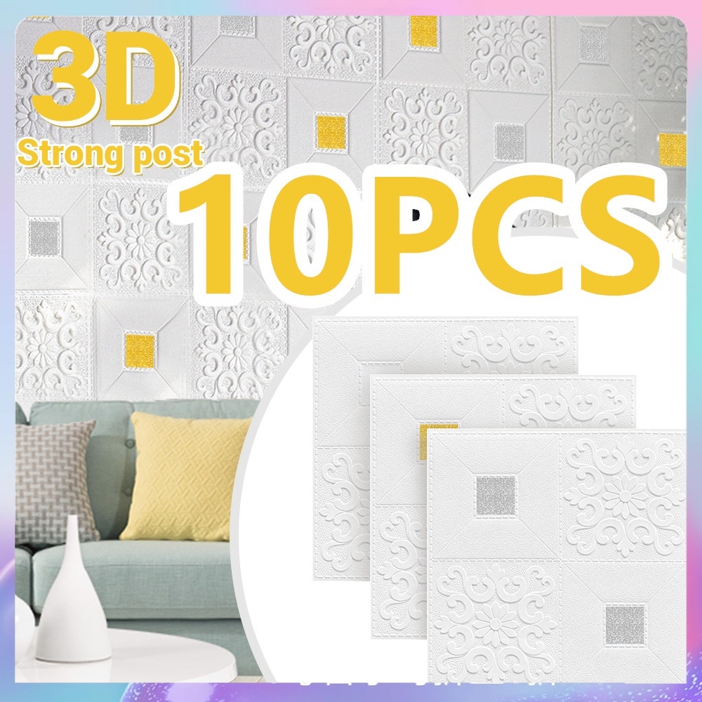 10PCS Wallpaper form Self Adhesive Waterproof sticker Wall paper design ...