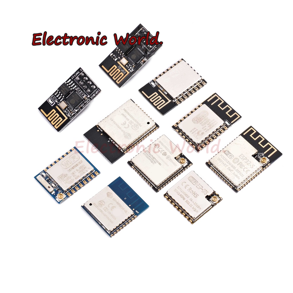ESP-12 12E 12F 12S 07 07S 01 01S ESP32-S WROVER WROOM-32U 02 A1S ...