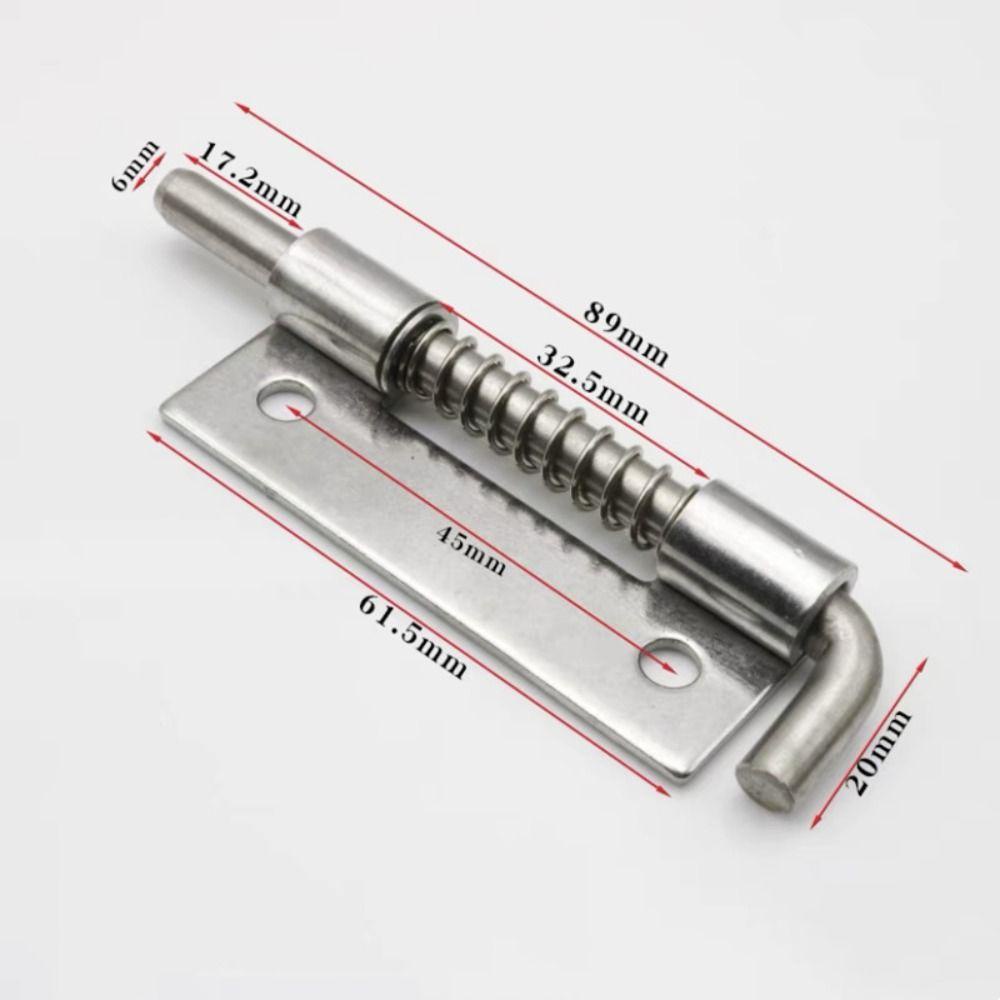 TOPTOOL Spring Loaded Door Lock Bolts, Stainless Steel Anti-theft Door ...