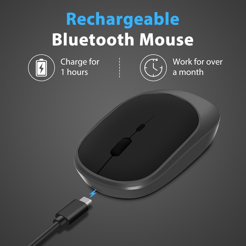 Rechargeable Wireless Mouse PC Computer Notebook Adjustable Mouse ...