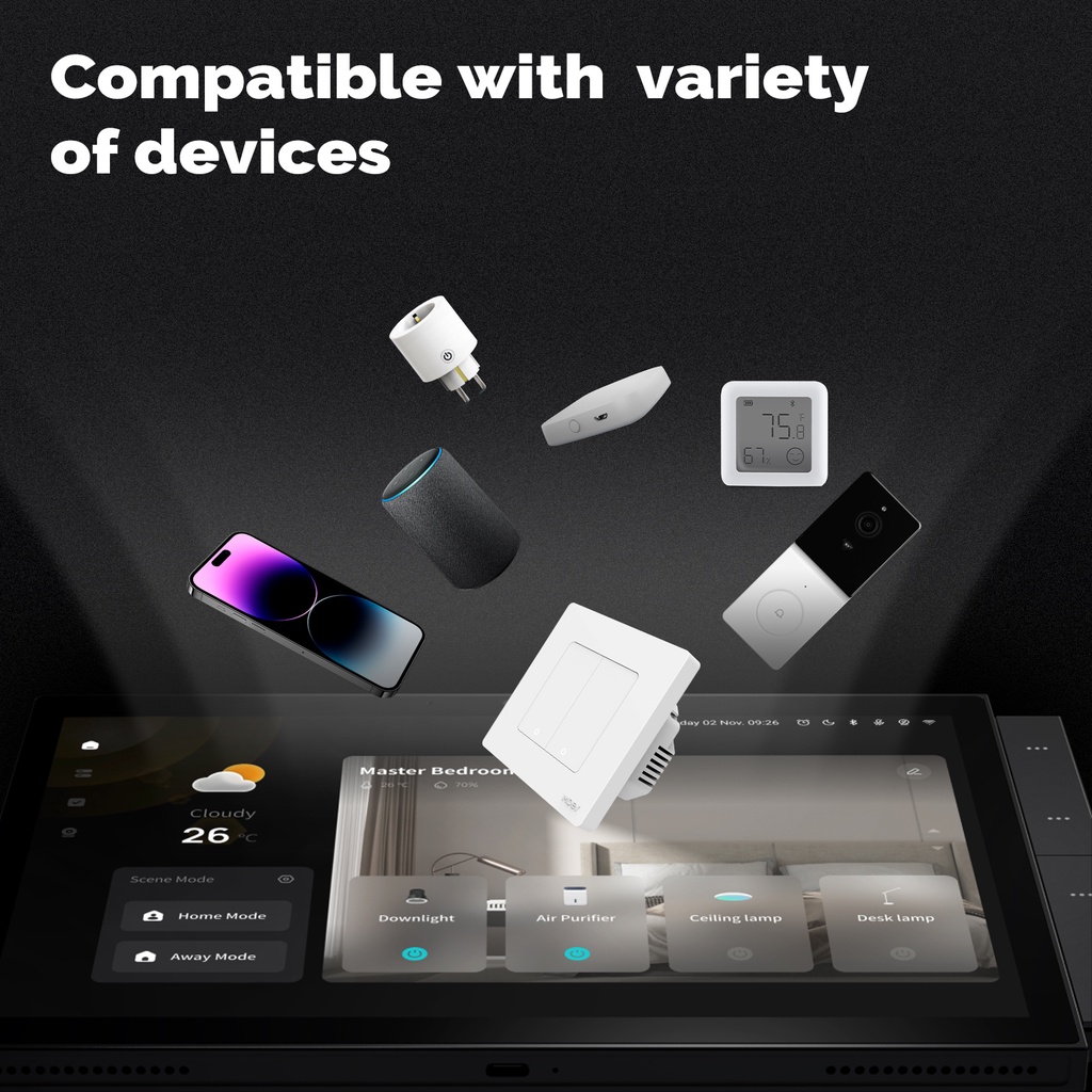 MOES Tuya Smart Home Control Panel Max 10.1inch Touch Screen with ...
