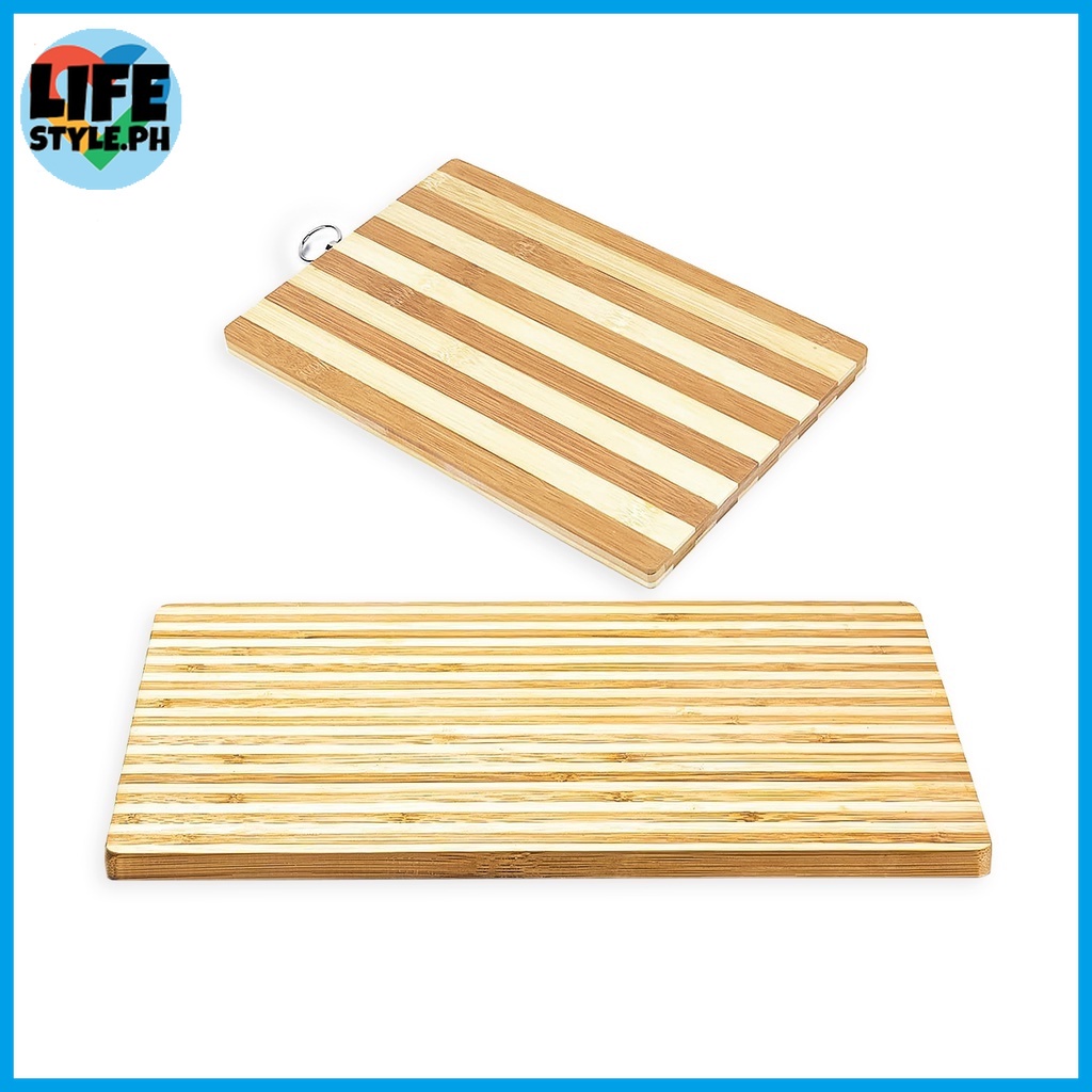 LS COD Wooden Chopping Board - Bamboo Multipurpose Kitchenware Cutting ...