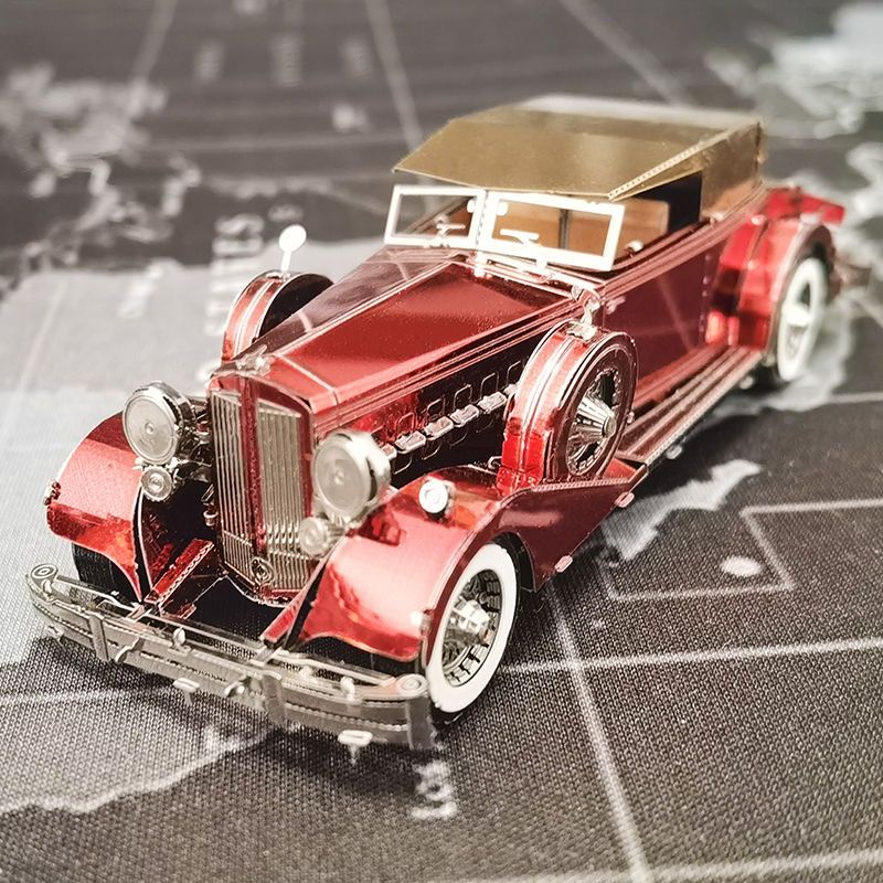Antique car 3D metal assembly model DIY puzzle puzzle toy 1934 Packard ...