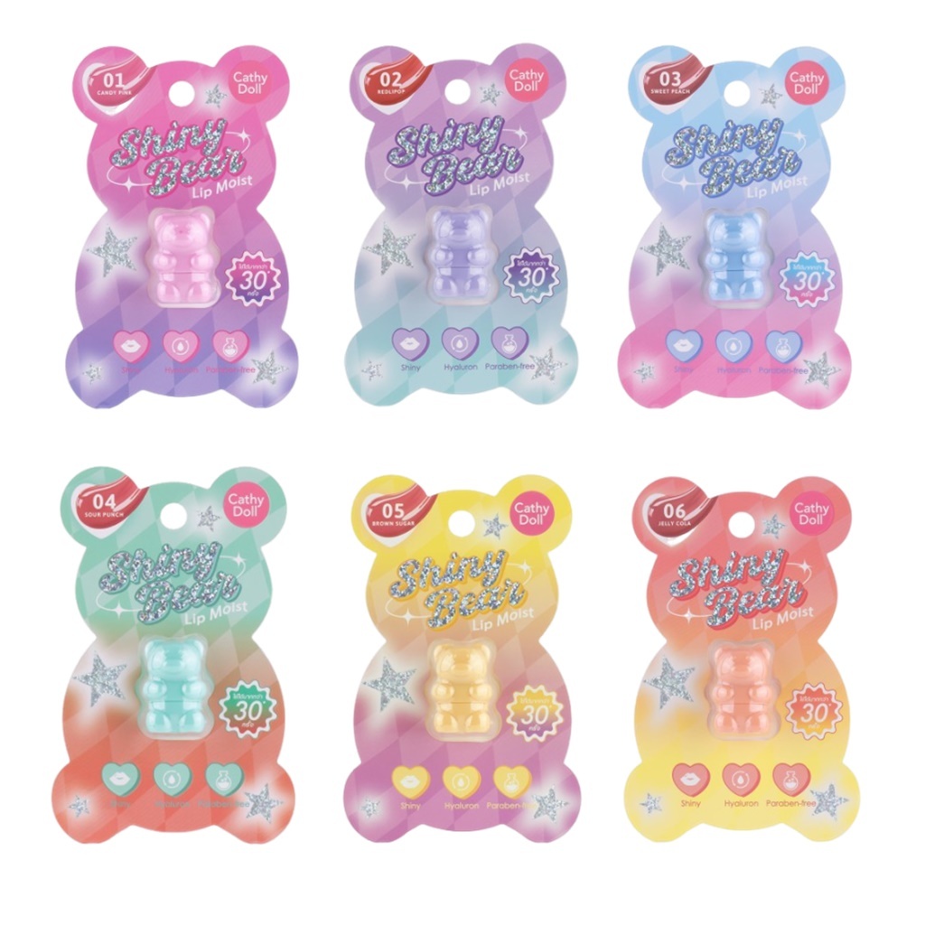 Cathy Doll Shiny Bear Lip Moist 1 1g Katy Mini Bright Lips Shopee