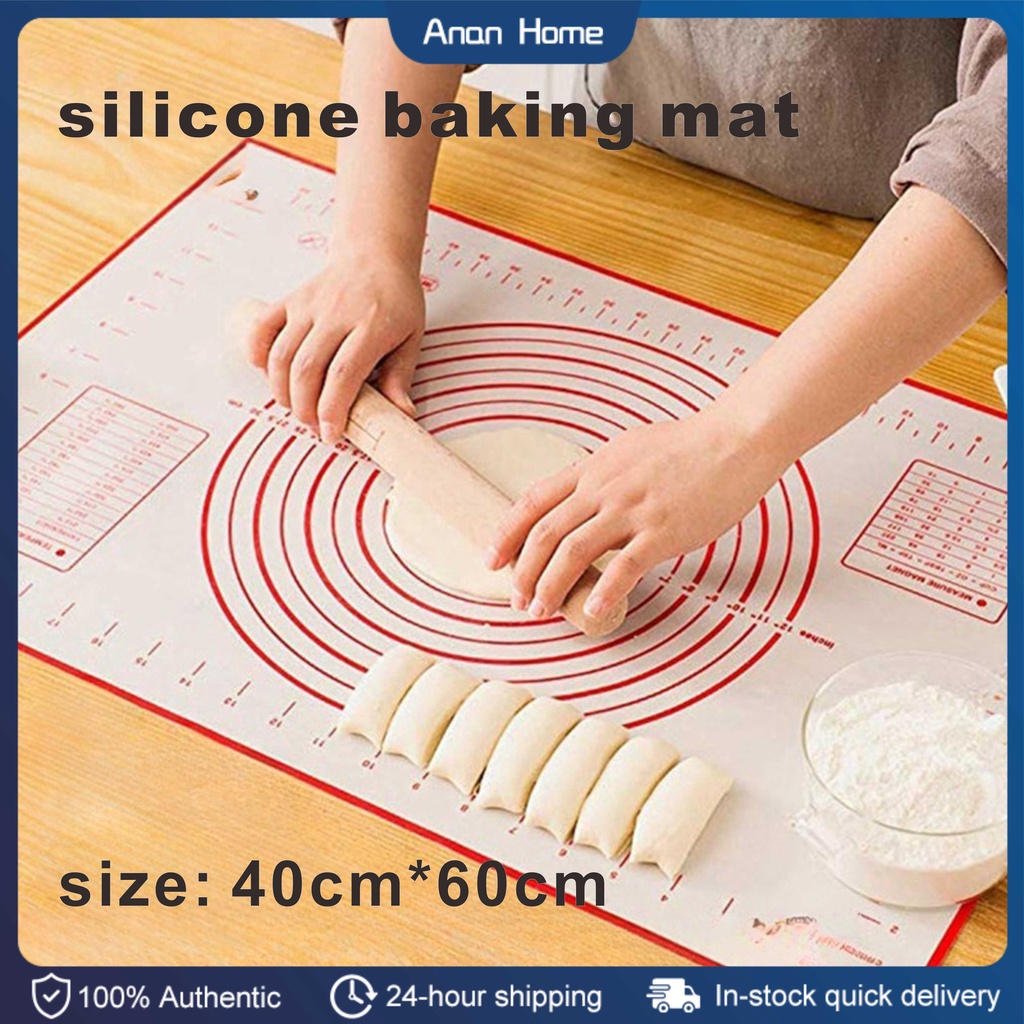 Non Stick Silicone Cake Baking Mat With Scale Rolling Dough Pad ...