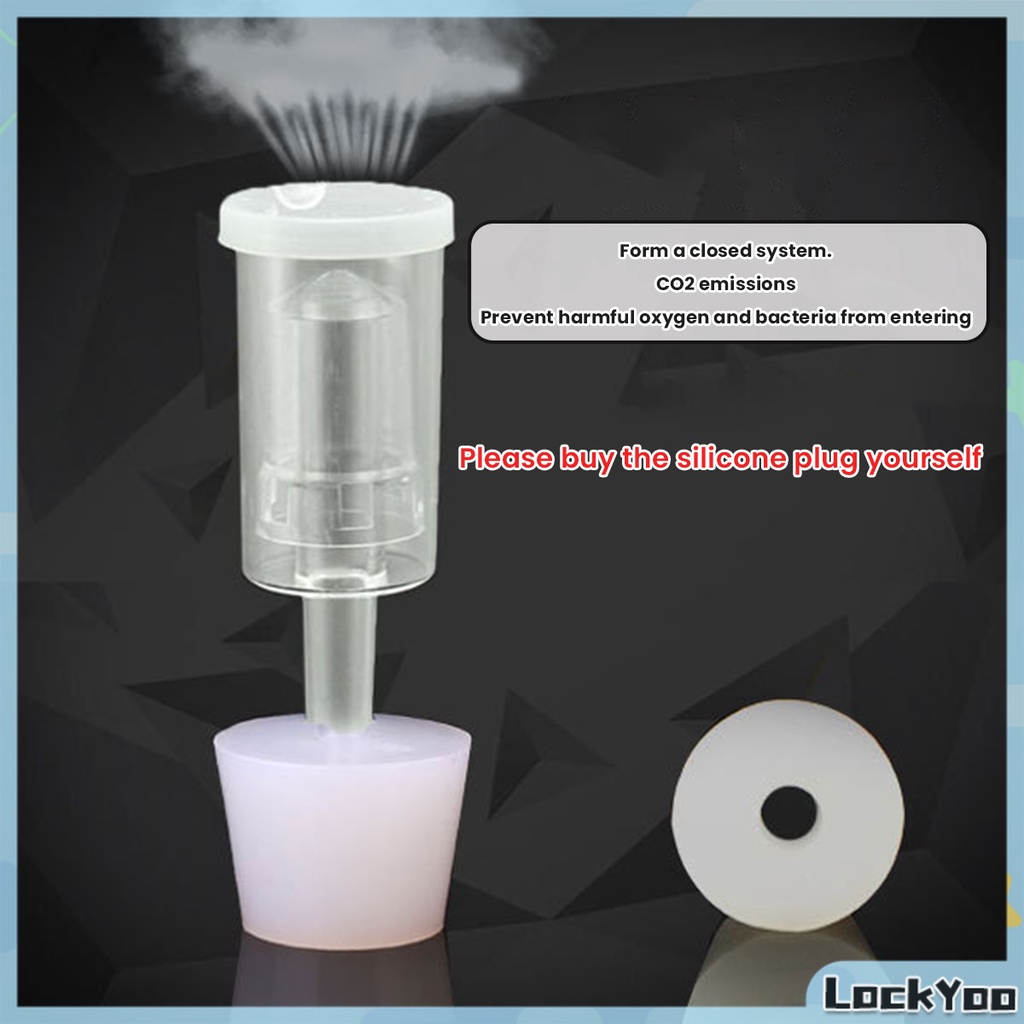 LockYoo Cylinder Fermentor Airlock Home Brew Wine Beer Fermentation tools | Shopee Philippines