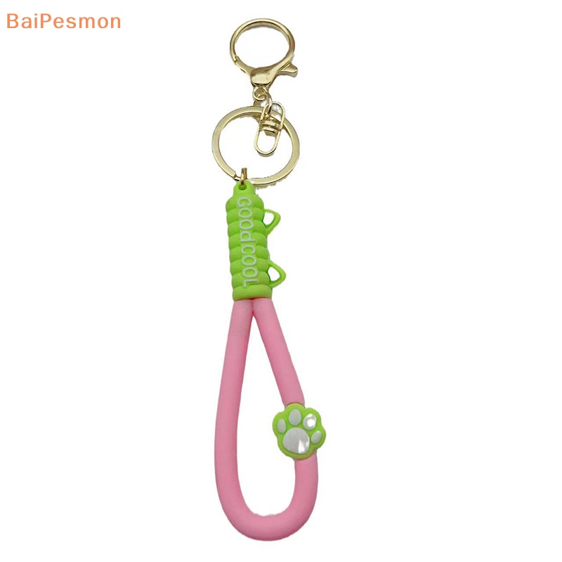 [BaiPesmon] Cartoon Cat Claw Keychain Popular For Women Cute Soft ...