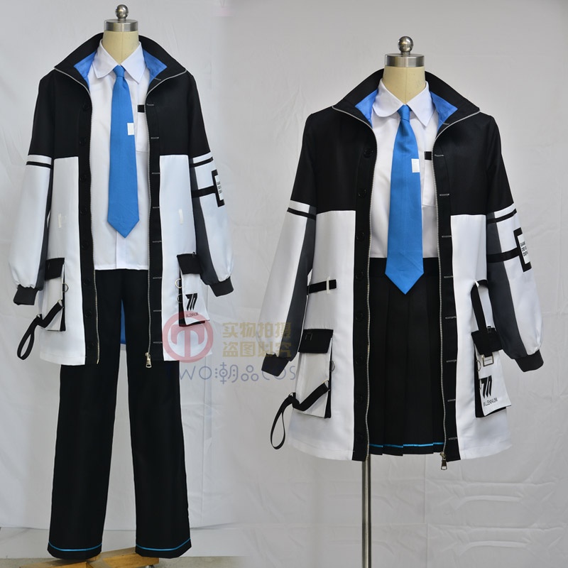 Blue File cos Clothing Tiantong Alice Coat Cosplay Anime Game Daily ...