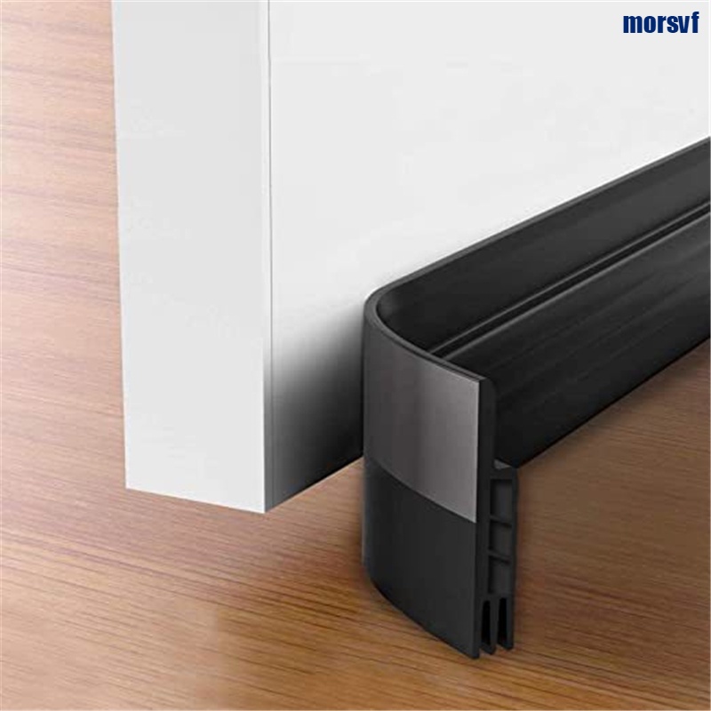 Door Bottom Sealing Strip Sound Proof Stopper Insulated Gap Rubber Anti ...