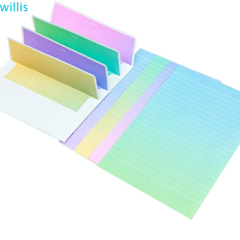 WILLIS Writing Stationery Paper School Supplies Student Gradient ...