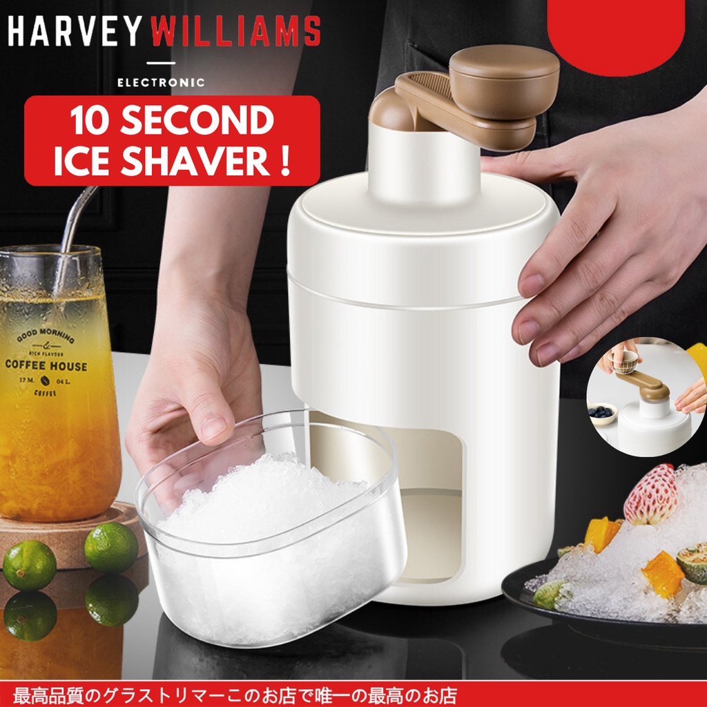 Household Small Ice Shaver Manual Ice Crusher Mini Ice Shaving Hail ...