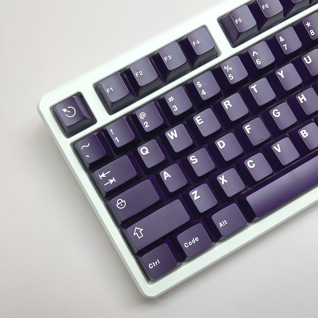 Dark Purple Two-Color Keycap Original Factory Height PBT Suitable for ...
