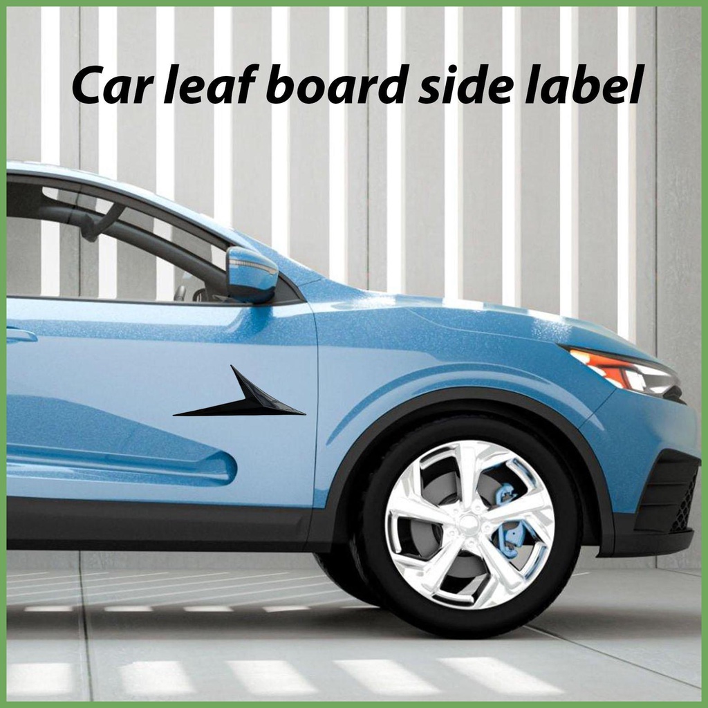 Auto Fender Car Sticker 2pcs Car Side Sticker Door Wheel Decal Leaf ...