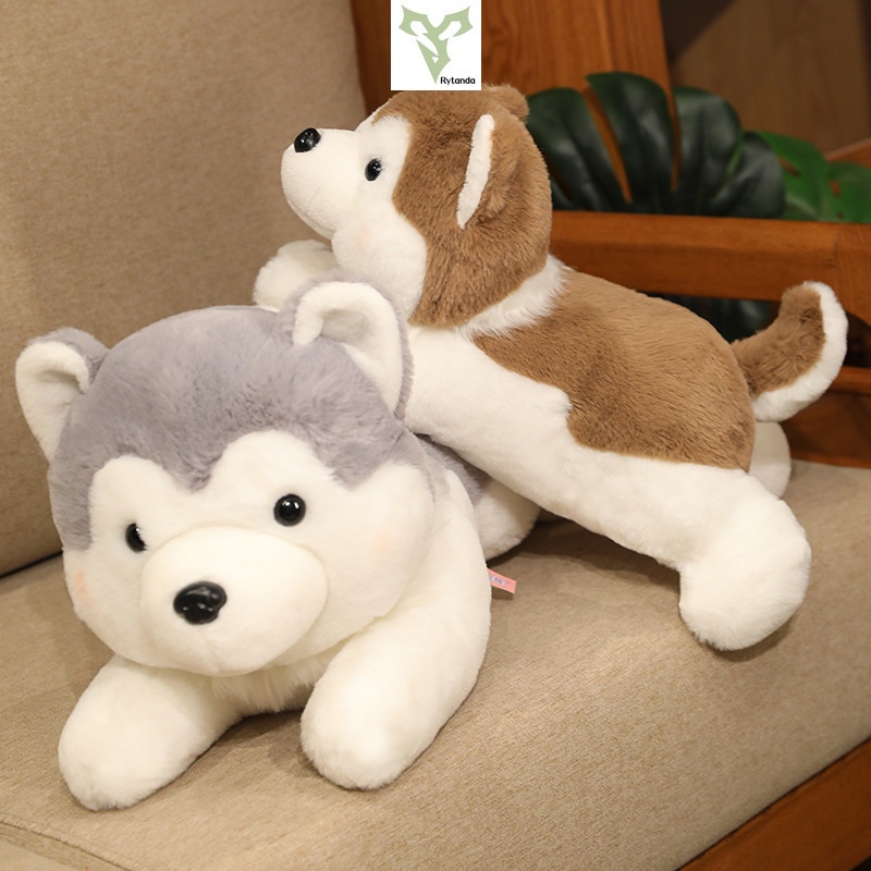 in Stock 30/40/50cm Kawaii Siberian Husky Plush Toys Stuffed Husky Dog ...