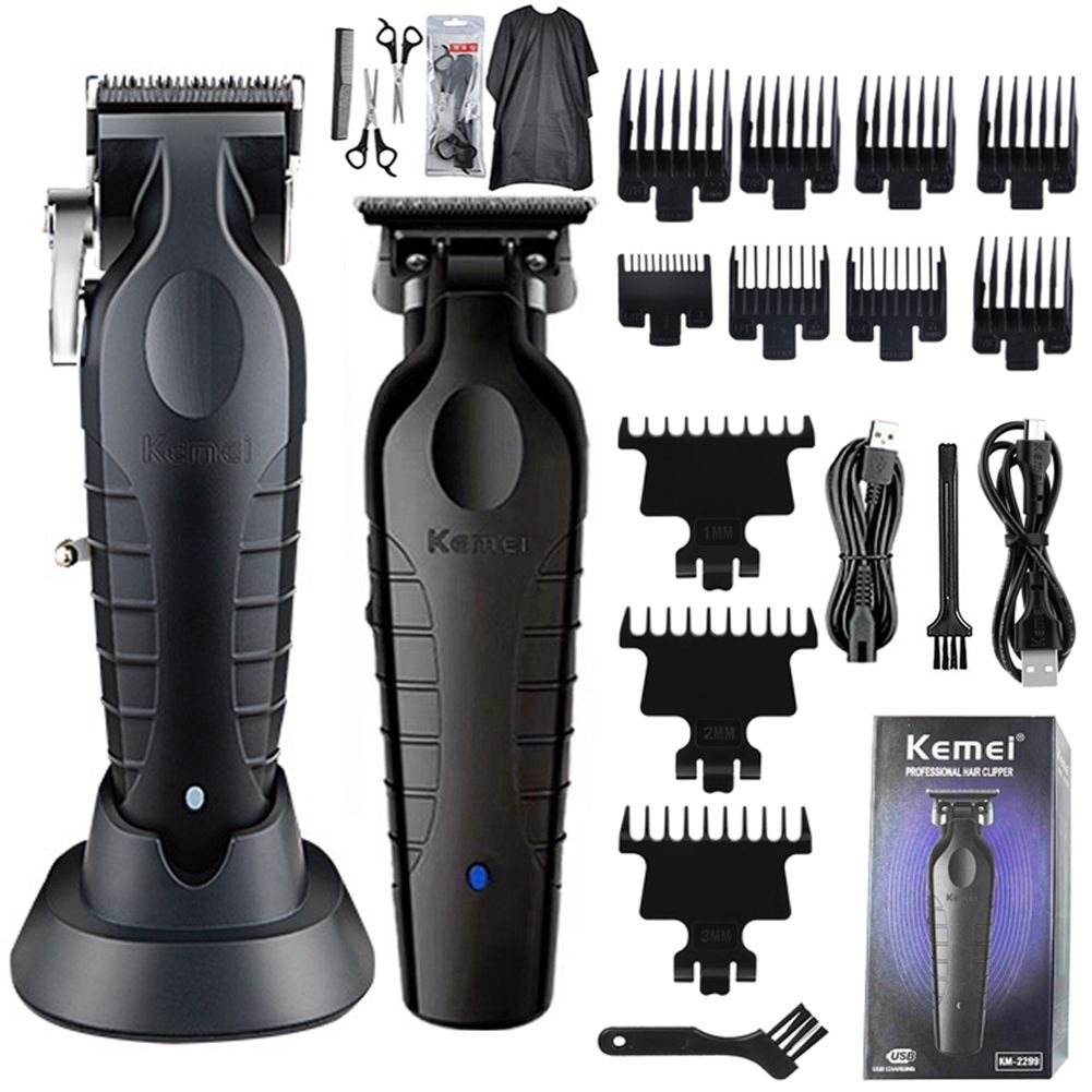 Kemei Hair Clipper Kit Electric Shaver Male Hair Cutting Machine Men’S Trimmer Machine KM-2296 ...