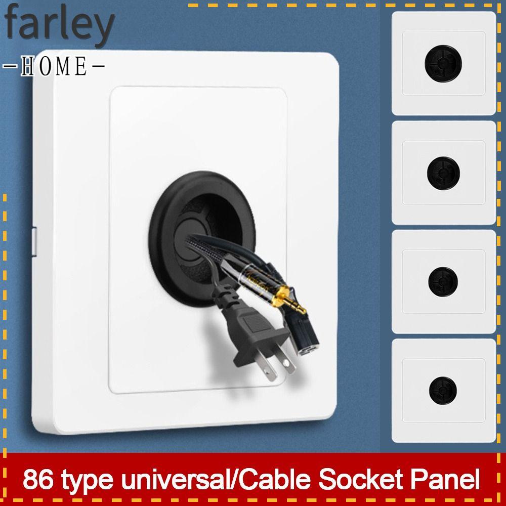 FARLEY Wall Blank Panel, With Rubber Pad With Outlet Hole Cable Socket ...