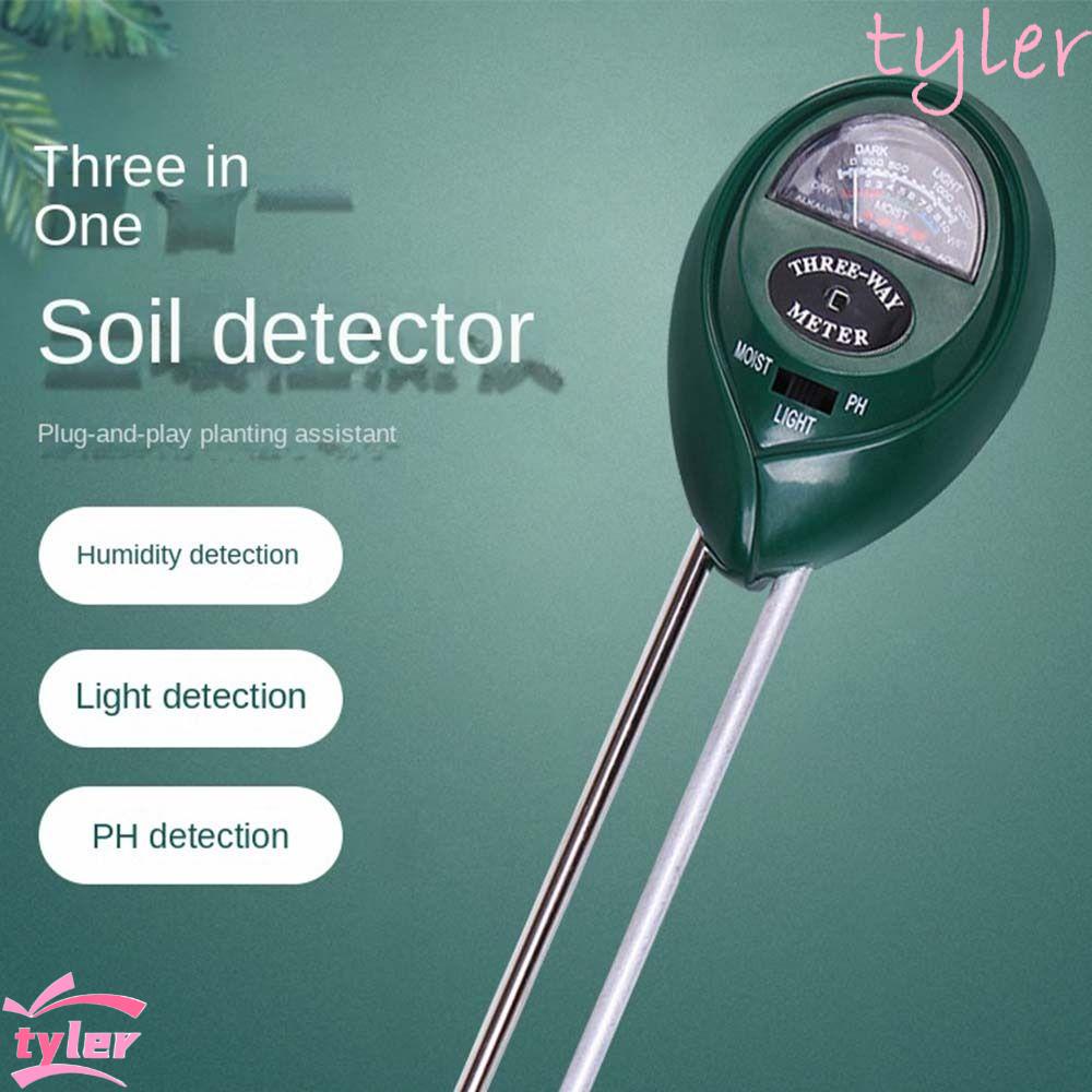 TYLER1 Soil Detector, 3 in1 Moist Tester Soil Moisture Meter, Analyzer ...