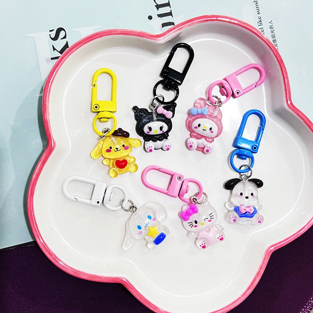 kuromi keychain / Sanrio Keychain Cartoon Hello Kitty Doll Keychain My ...