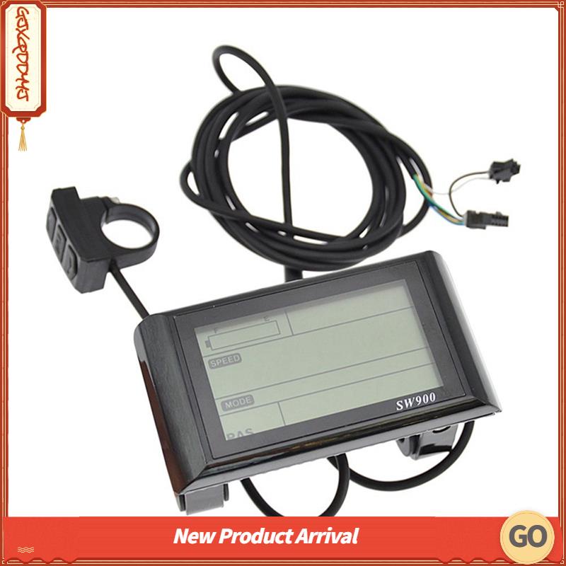 24-72V SW900 LCD Display Control Electric Bicycle Speed Meter ...