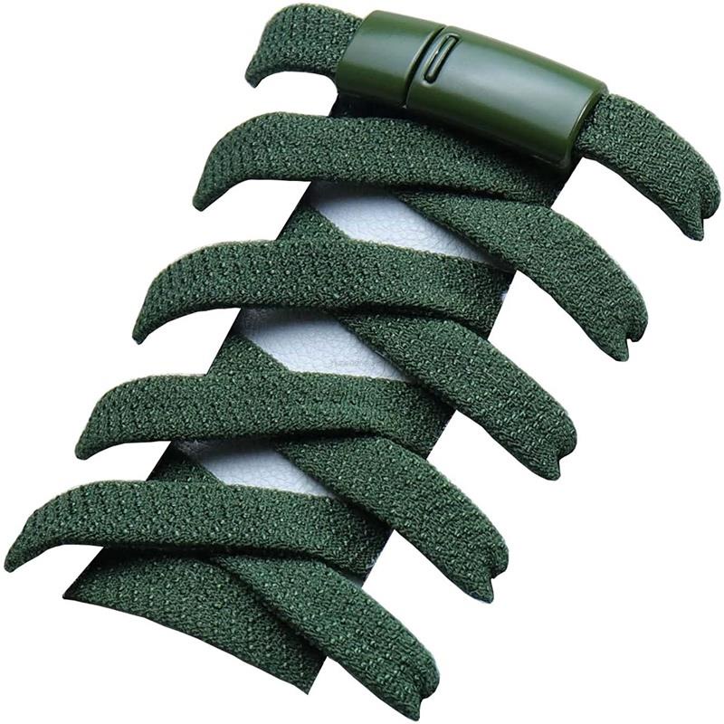 Magnetic Lock Shoelaces without ties Colorful Elastic Laces Sneakers No ...