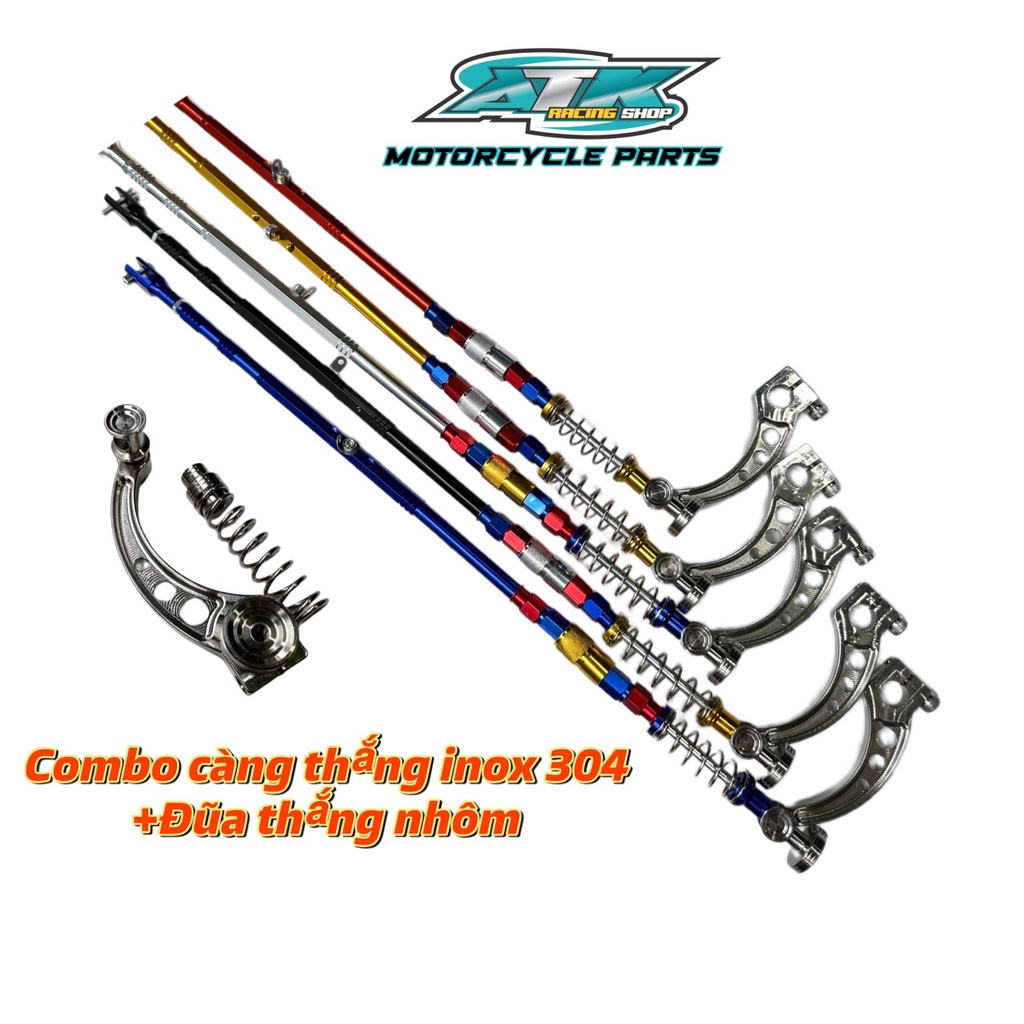 Combo of 304 stainless steel brake levers and aluminum brake chopsticks ...