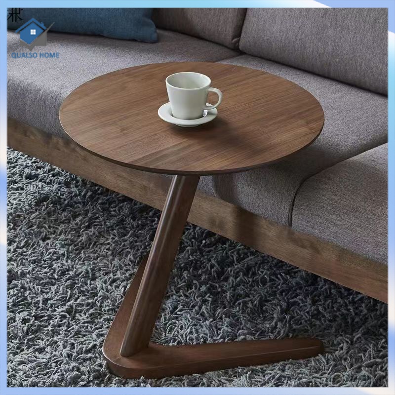 Solid wood side table sofa side table living room small table mini ...