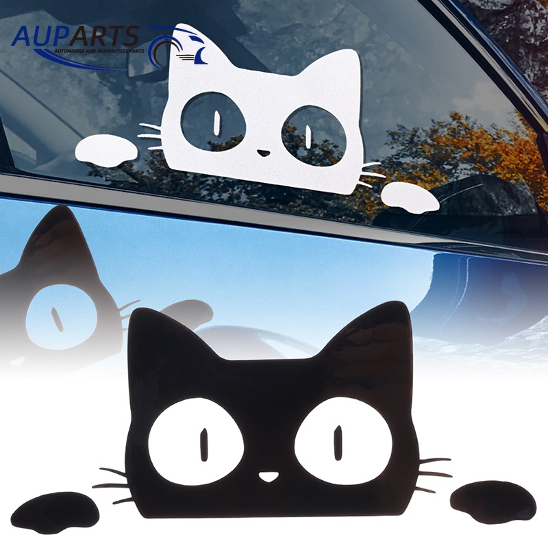 DIY Car Window Self Adhesive Peeking Cat Modeling Sticker Automobile ...