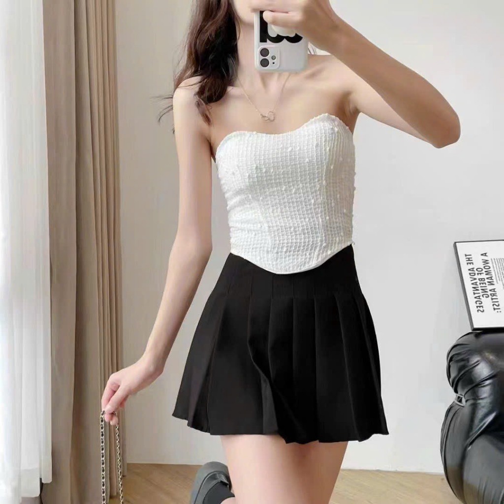 Princess Plain Elegant Strapless Camisole Top Padded With Super ...