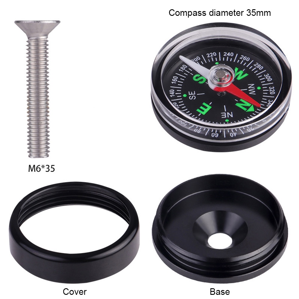 Handlebar Compass Lightweight Motorcycle Compass Waterproof Bicycle ...