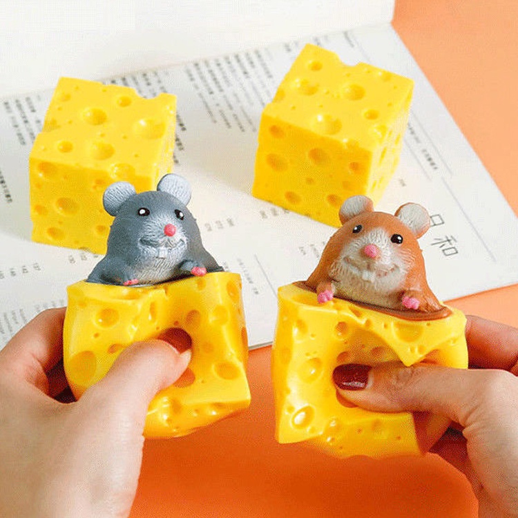 Squeeze Squishy Toy Cute Cartoon Rat Picture Helps Relieve Stress for ...