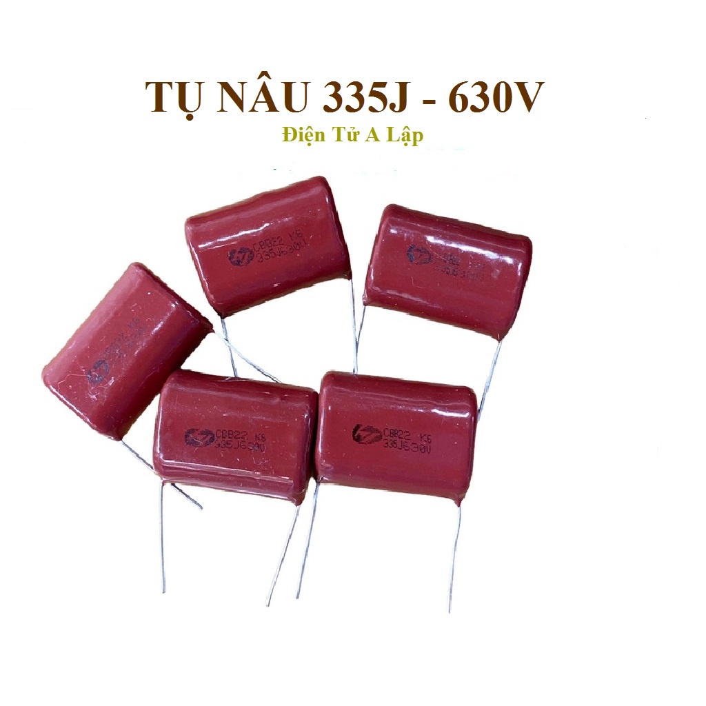 Red CANDY CAPACITOR, BROWN CANDY CAPACITOR, CBB 335J - 630V NEW 1 ...