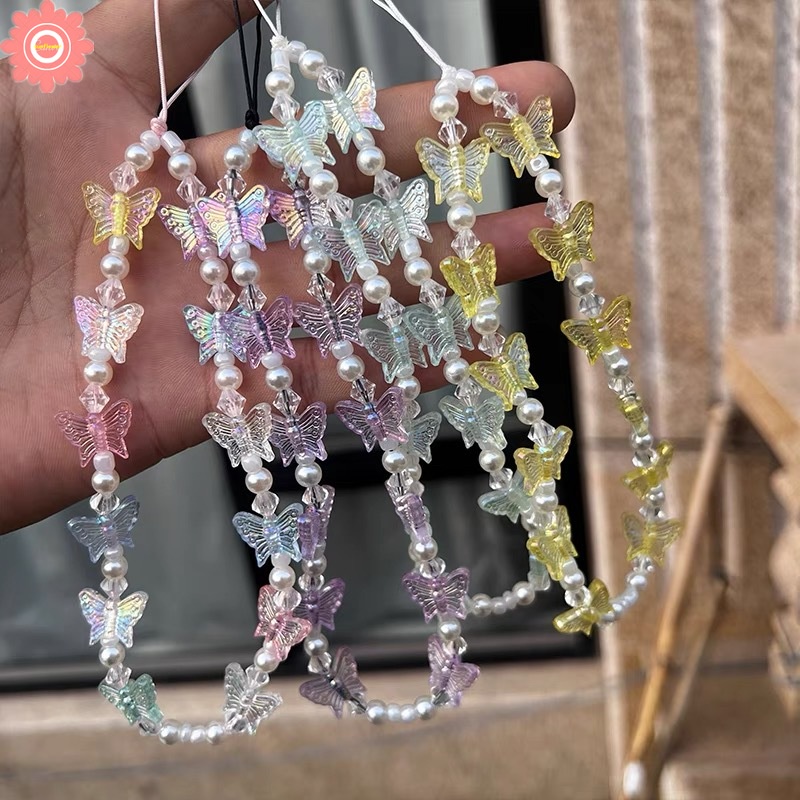 Creative Crystal Clear Mobile Phones Strap Holders Candy Colors Beauty ...