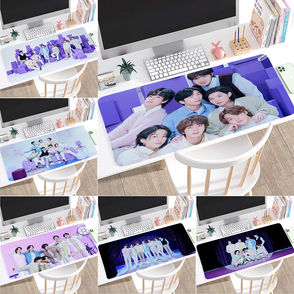 BTS 10t Anniversary Mouse Pad Office Laptop Desk Pad Thickened Mouse ...
