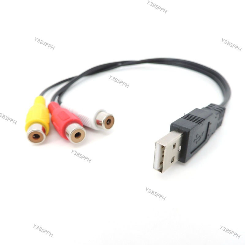 AV Audio Video Converter Cable 3-RCA To USB Adapter Cable – AV Audio ...
