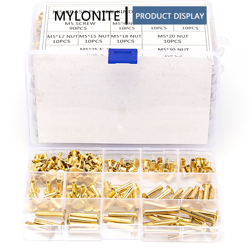 200pcs 240pcs M5 Phillips Nickel-plated Chicago Brass Plated Binding ...