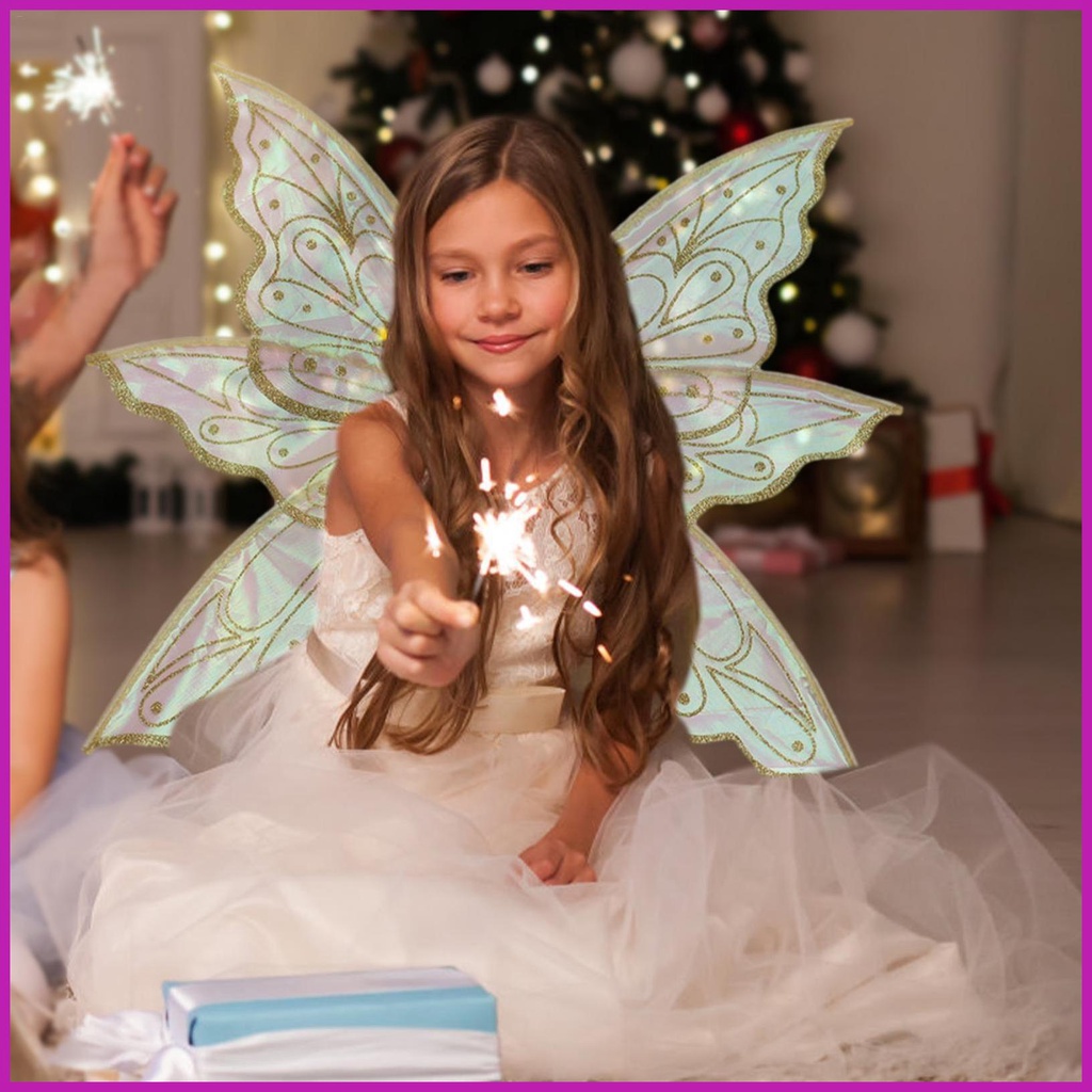 Halloween Wings Princess Fairy Wing Butterfly Elf Wings for Kids Dress ...