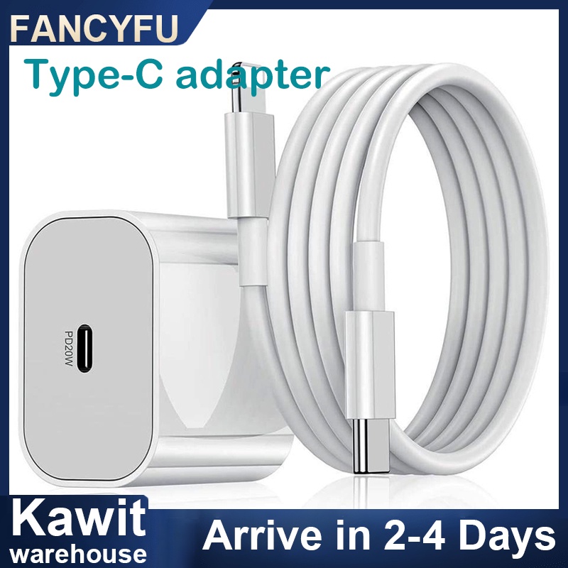 Type C Charging Adapter Fast Charger 20W Charging Head Type C to i- 0s ...