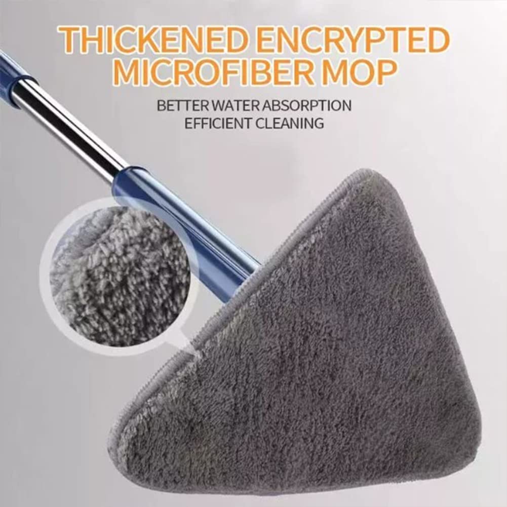 Spin Mop Floor mop Self Wash Triangle Mop Rotatable Cleaning Mop Flat ...
