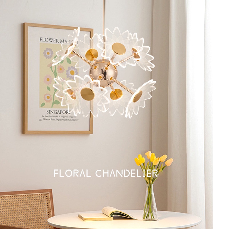 Chandelier Ceiling Light for Living Room Modern Bedroom Pendant Lights ...