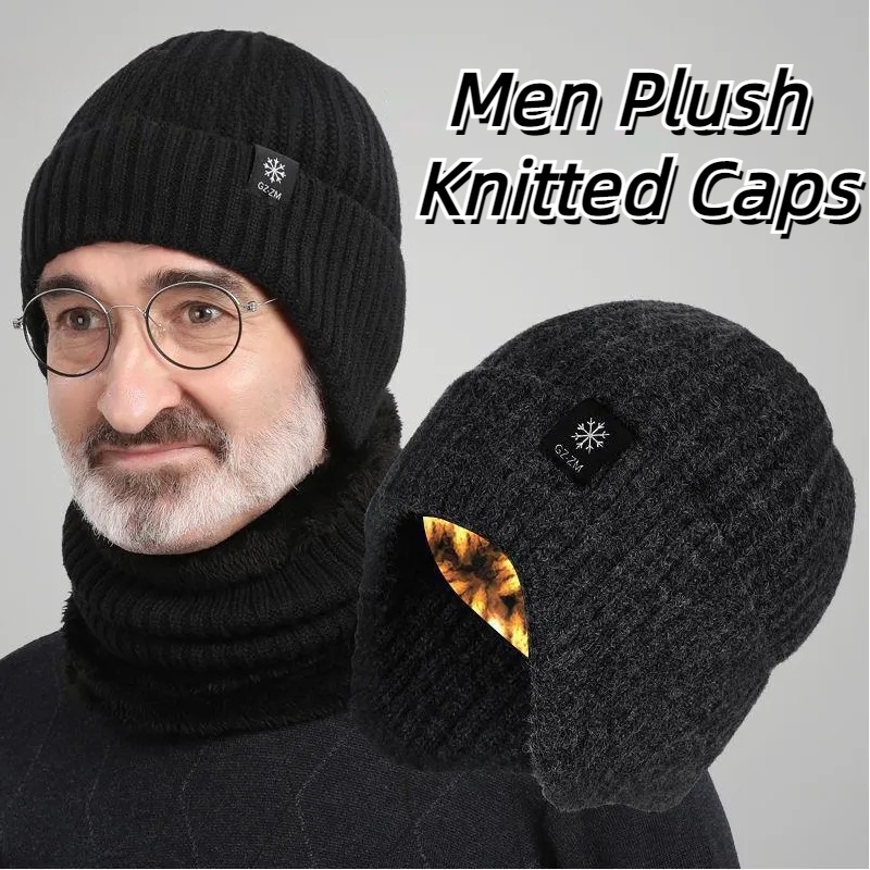 For Men Women Outdoor Snow Riding Ski Ear Protection Bonnet Solid Color ...