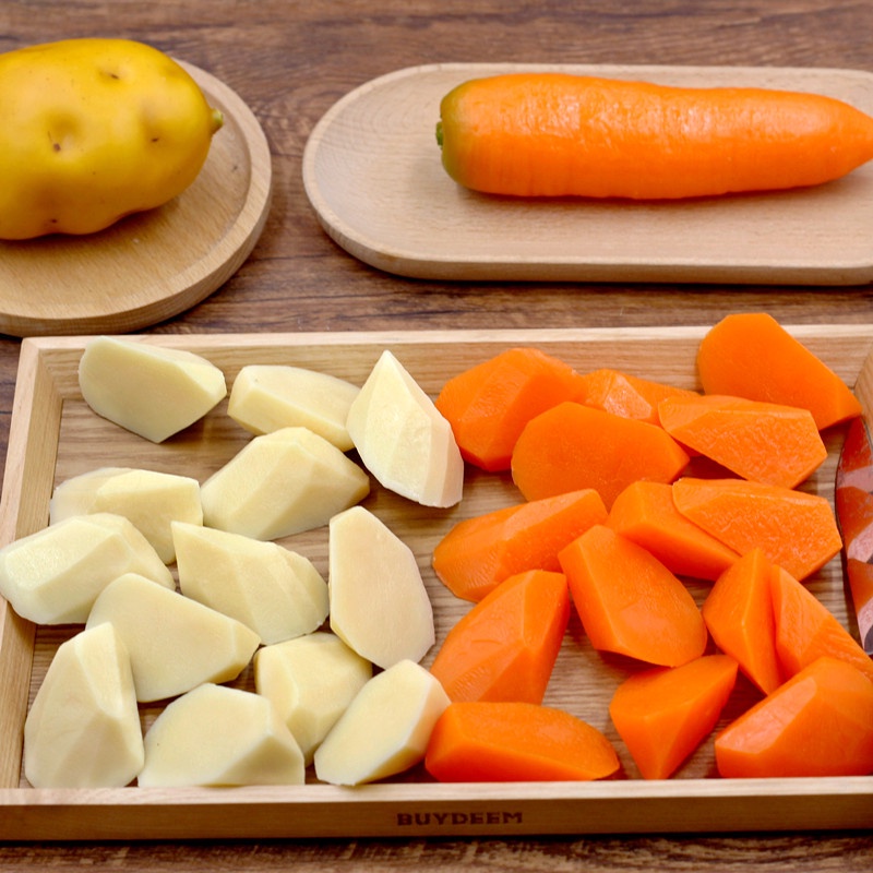 Simulated Food Potatoes Blocks Carrot Blocks Artificial Fake Vegetable ...