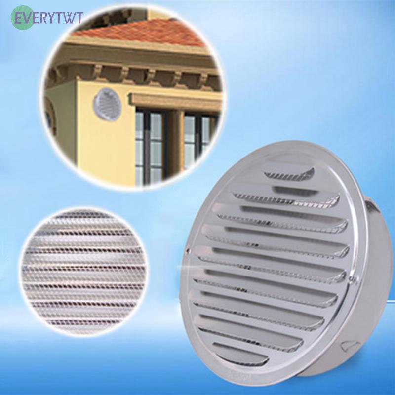 Durable 80/100/120/160mm Stainless Steel Louver Ventilation Wall Mount ...