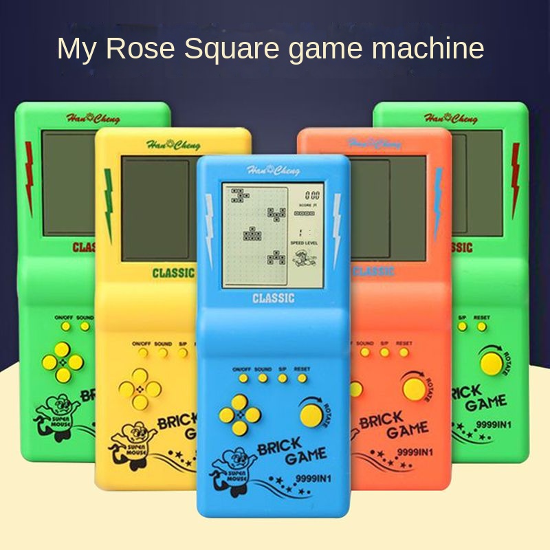 Large Screen Classic Tetris Game Console Handheld Game Console Children ...