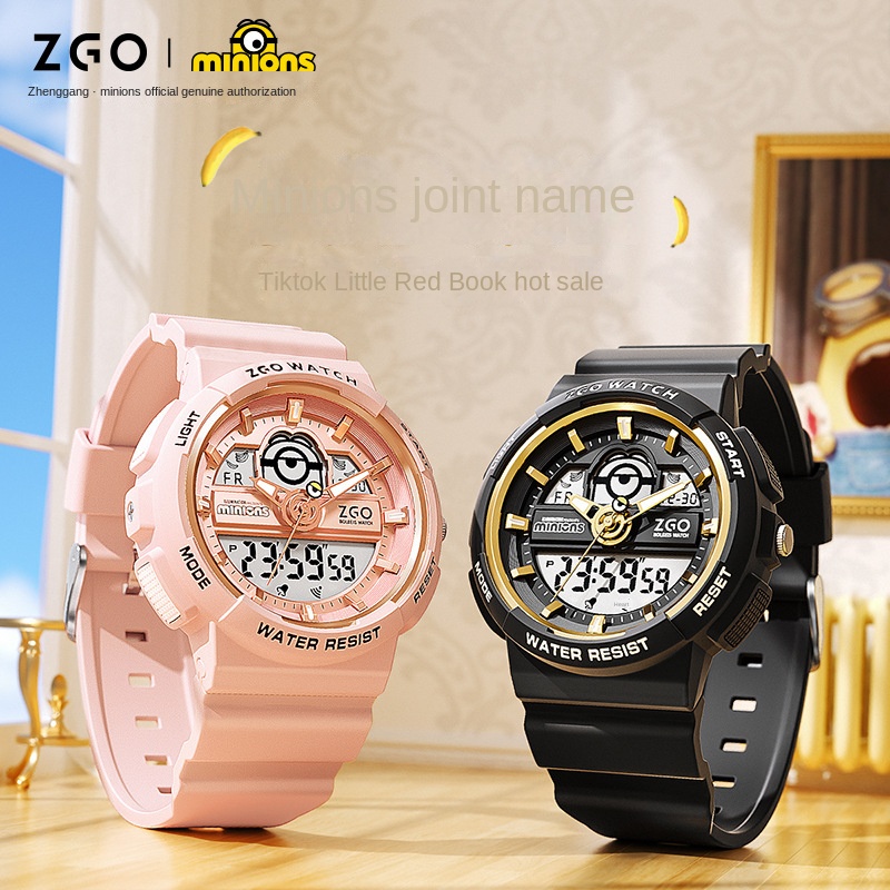 Minions Electronic Watch 2023 Student Waterproof Watch Trendy Simple ...
