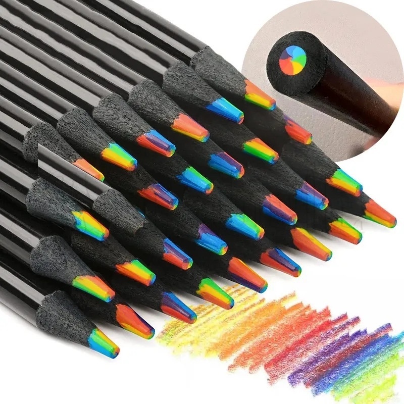 Student Painted Graffiti Pencil / School Art Teaching Stationery ...