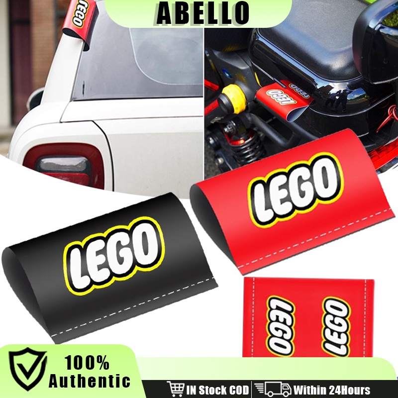 Creative Car/Motorcycle Wash Label Lego Trunk Door Tailgate Sticker PVC ...