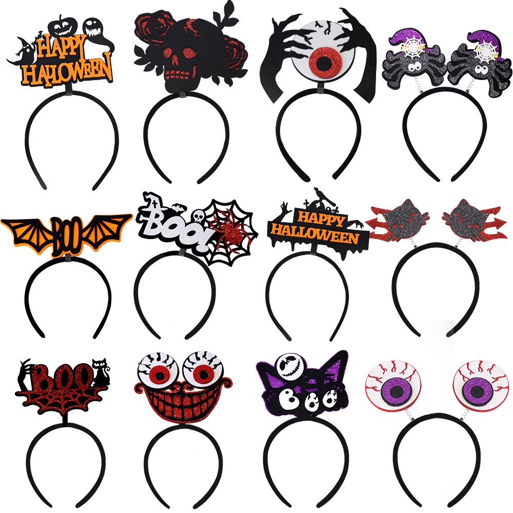 Halloween Headband Halloween Party Head Decoration Pumpkin Ghost ...