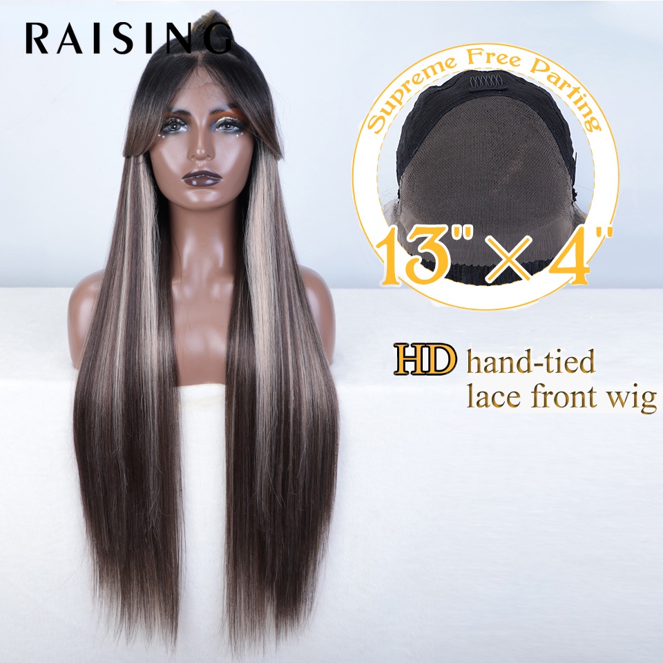RAISING Synthetic Lace Front Wigs For Women 36 inches 13x4 Long ...